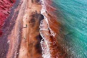 Hormuz IslandDiscovering the Wonders of Hormuz Red Beach: Iran's Hidden ...
